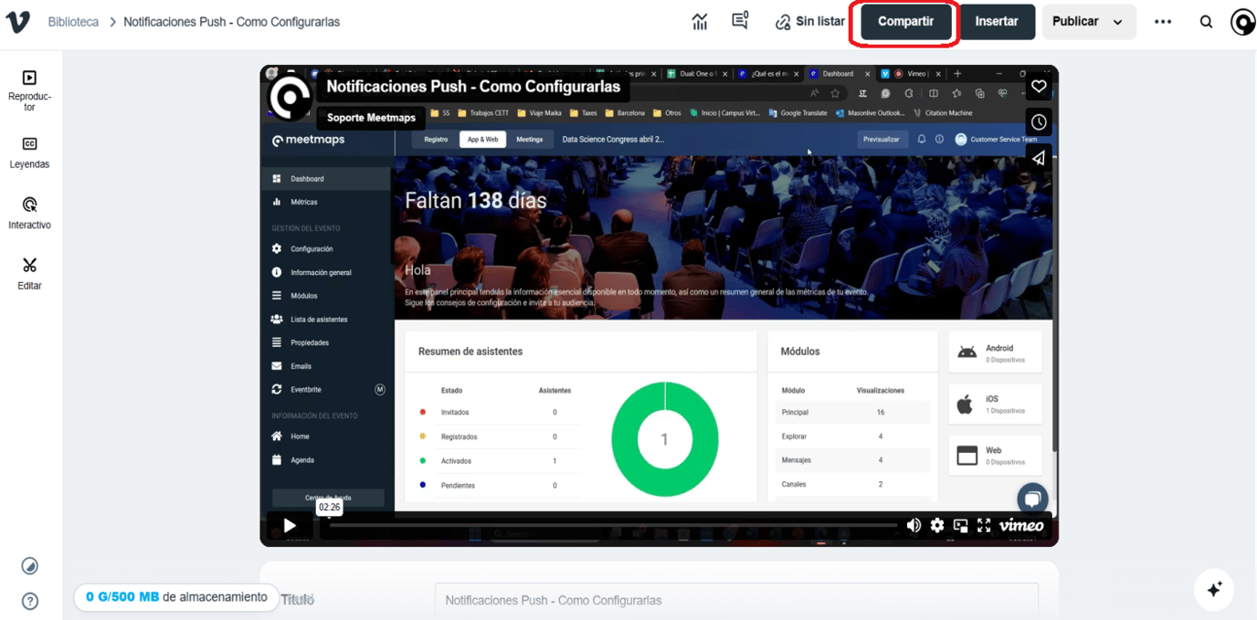 ¿Como obtener el link de Embed de YouTube y Vimeo?