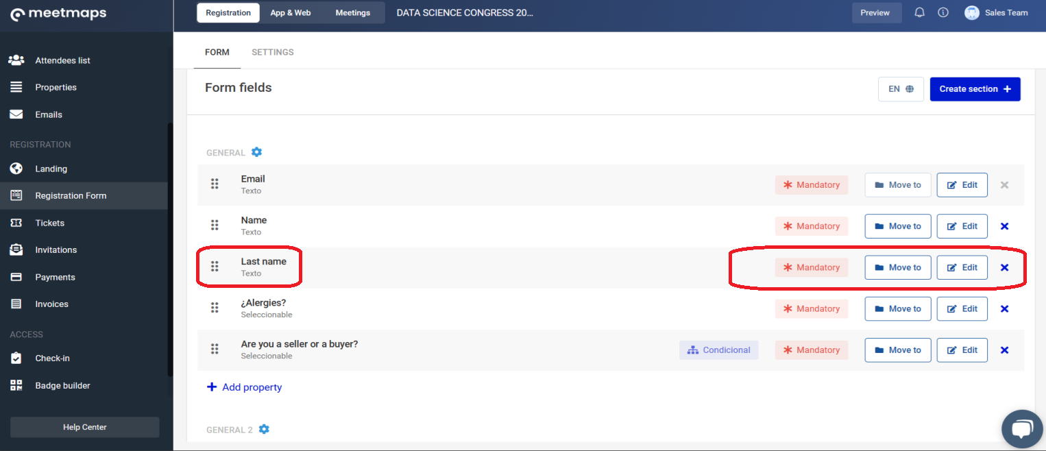 How to set up a registration form?