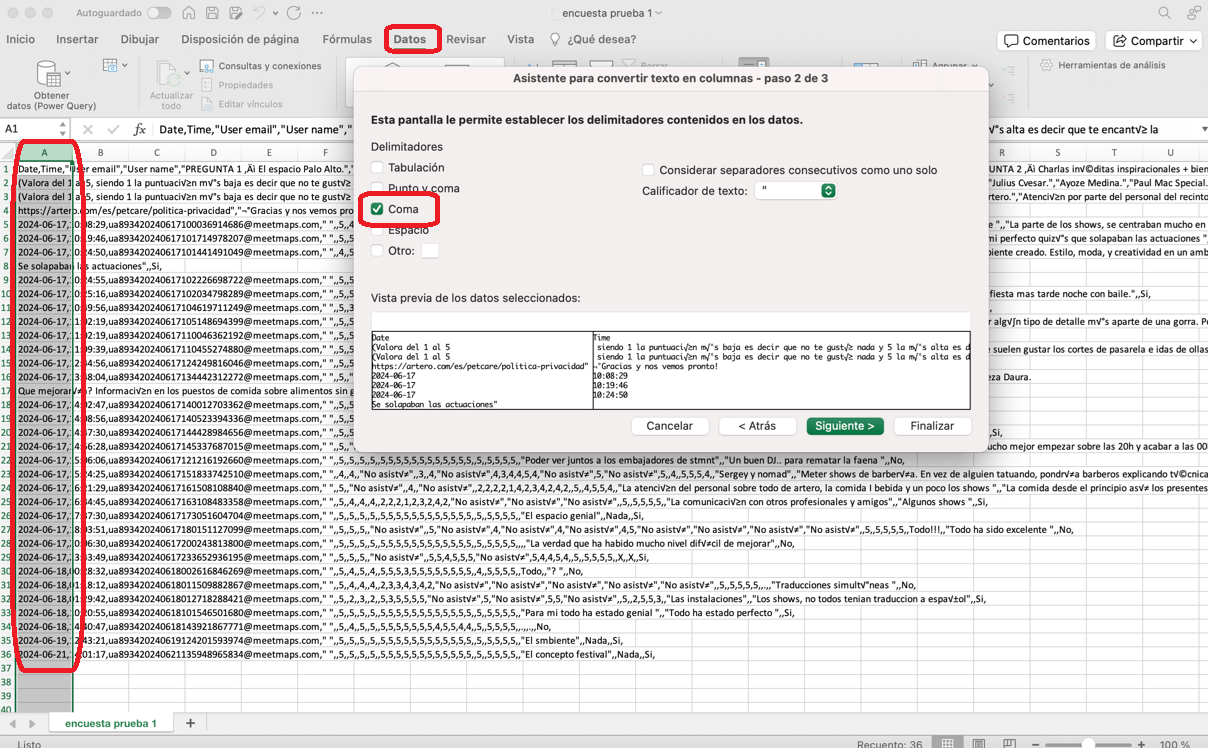 How to convert a .csv file to excel and vice versa?