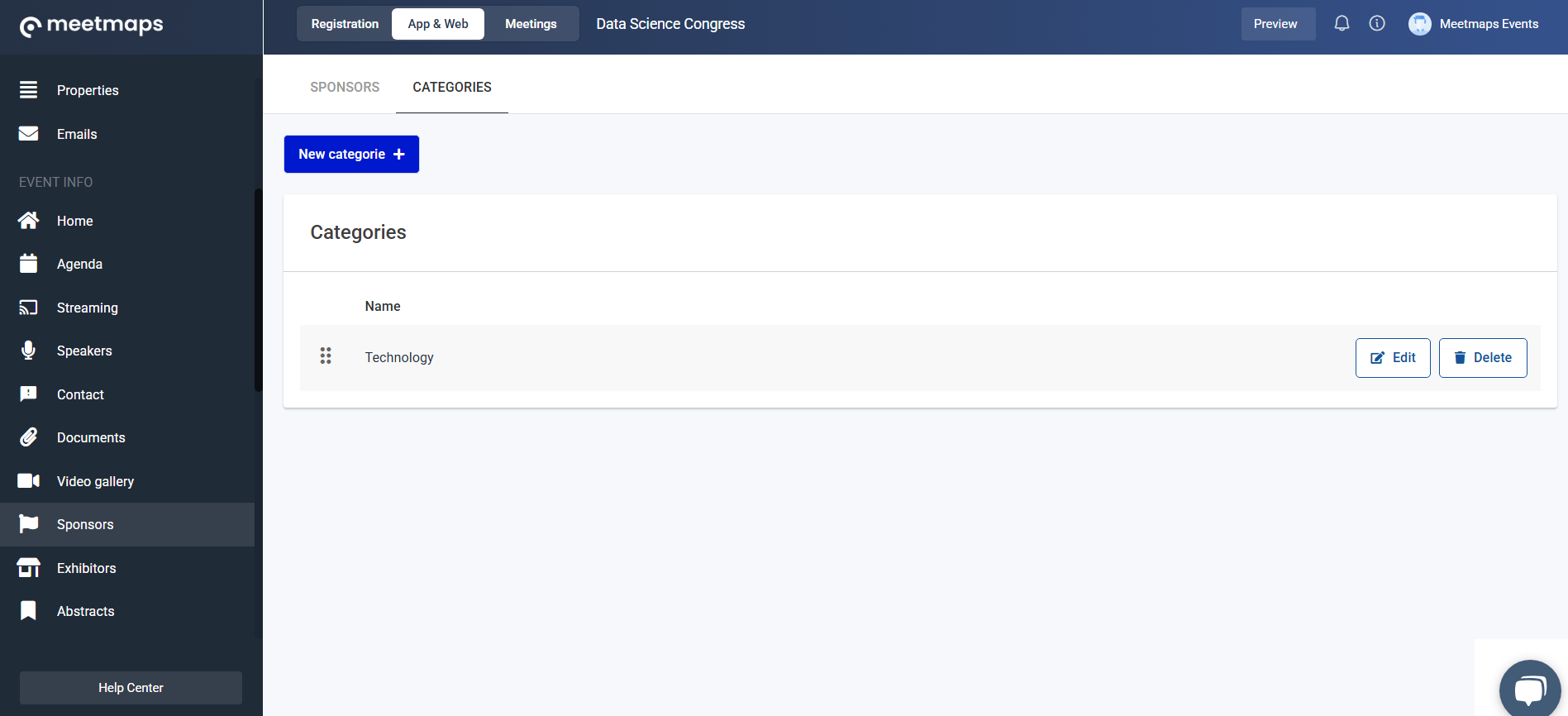 What is the Sponsors section?